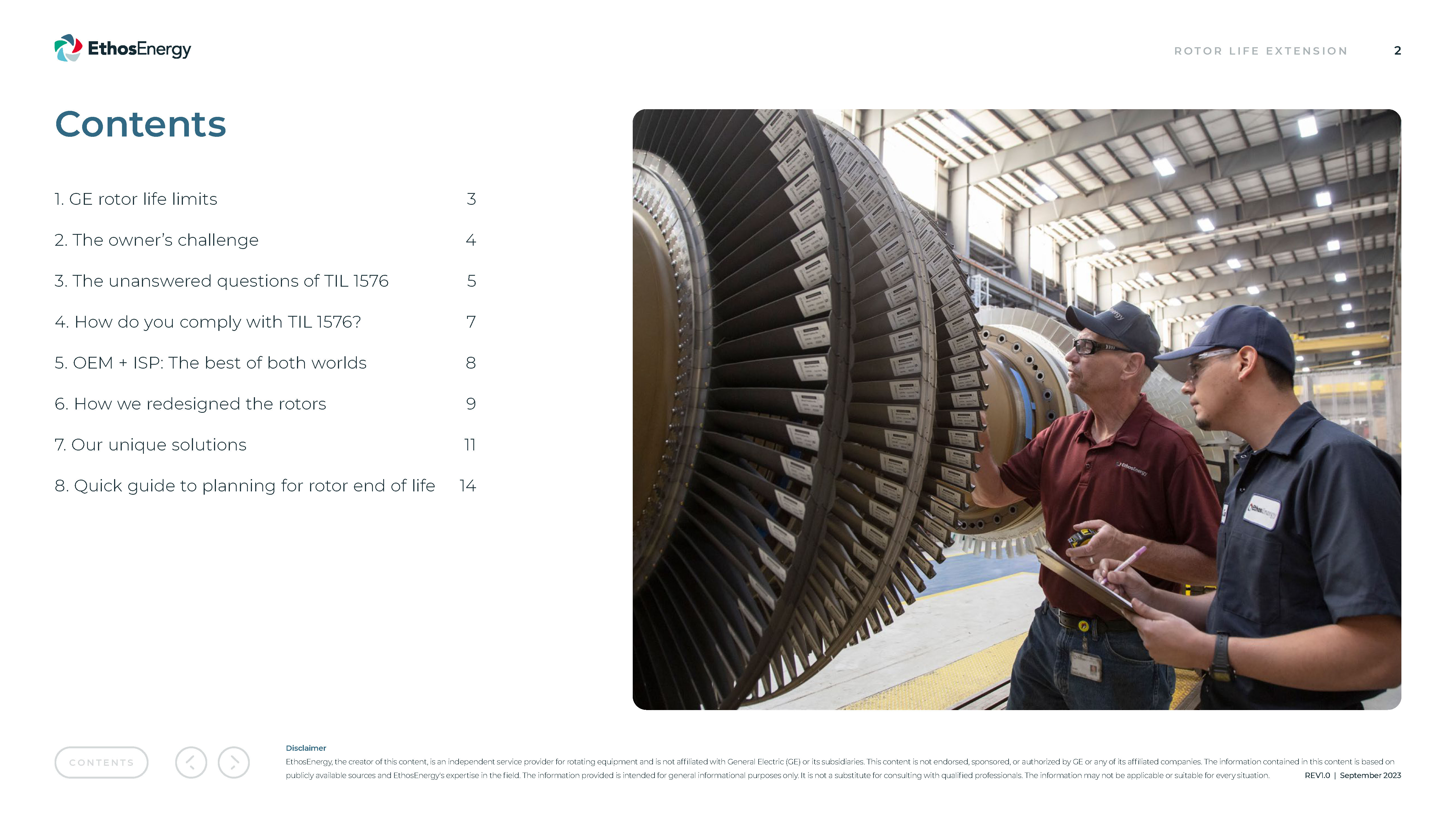 (Free guide) GE Gas Turbine Rotor Life Extension | EthosEnergy